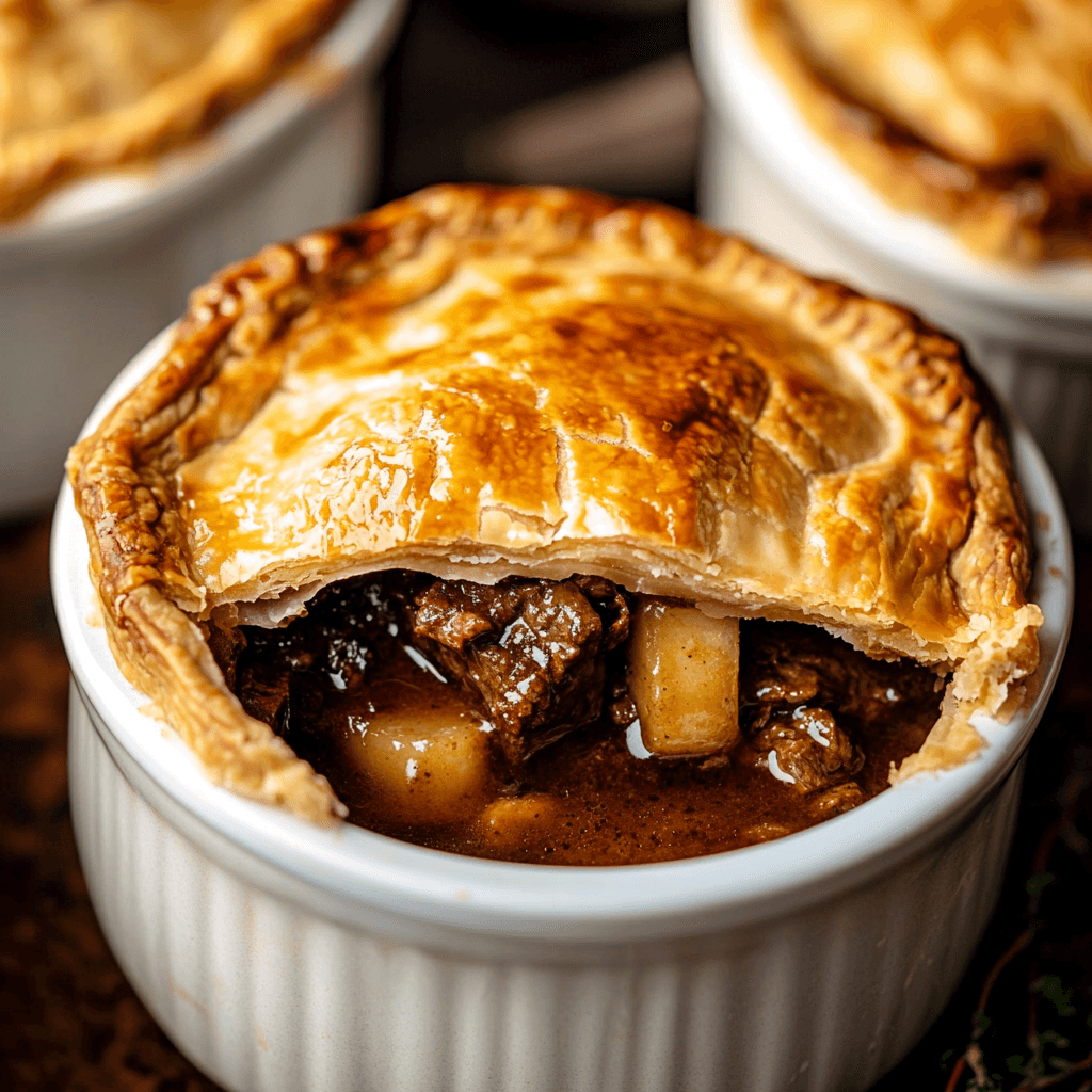 Delicious Guinness Braised Beef Pot Pie Recipe