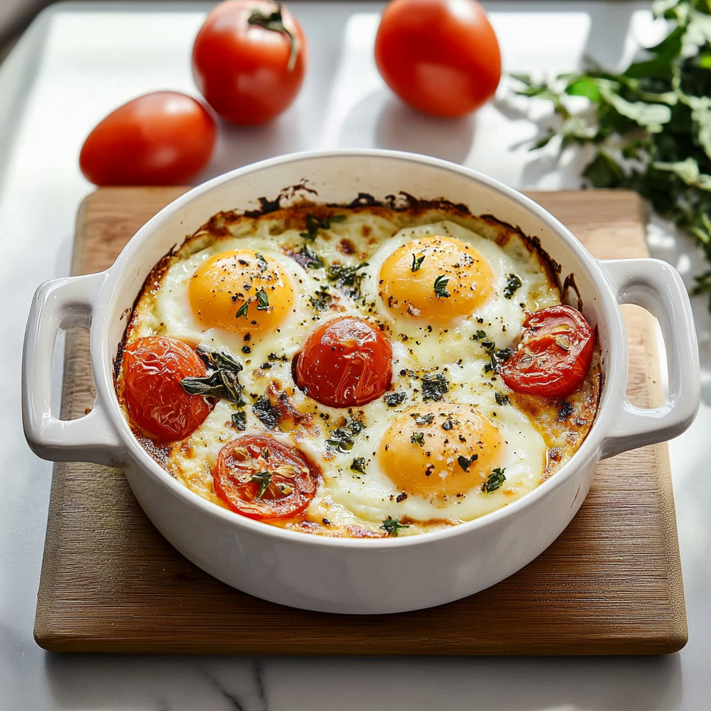 Baked Feta Eggs Recipe