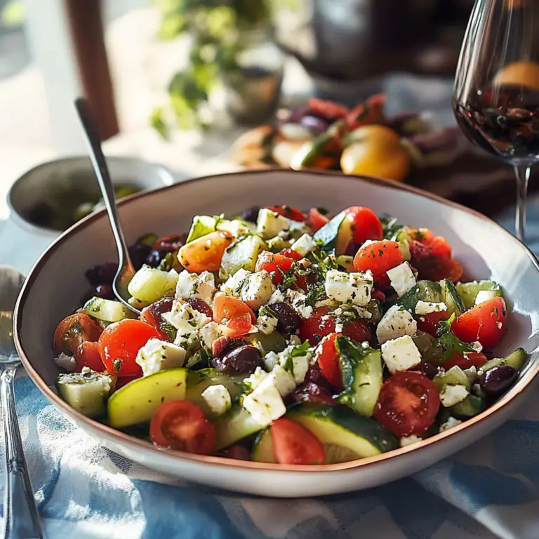 Mediterranean Greek Salad Recipe