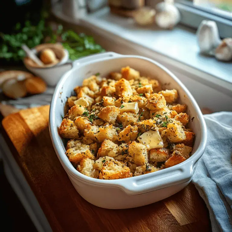 Classic Butter Herb Stuffing Recipe for the Perfect Side Dish