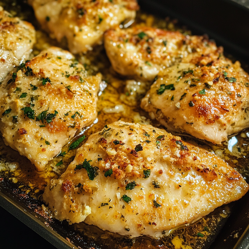 Garlic Parmesan Chicken Bake Recipe