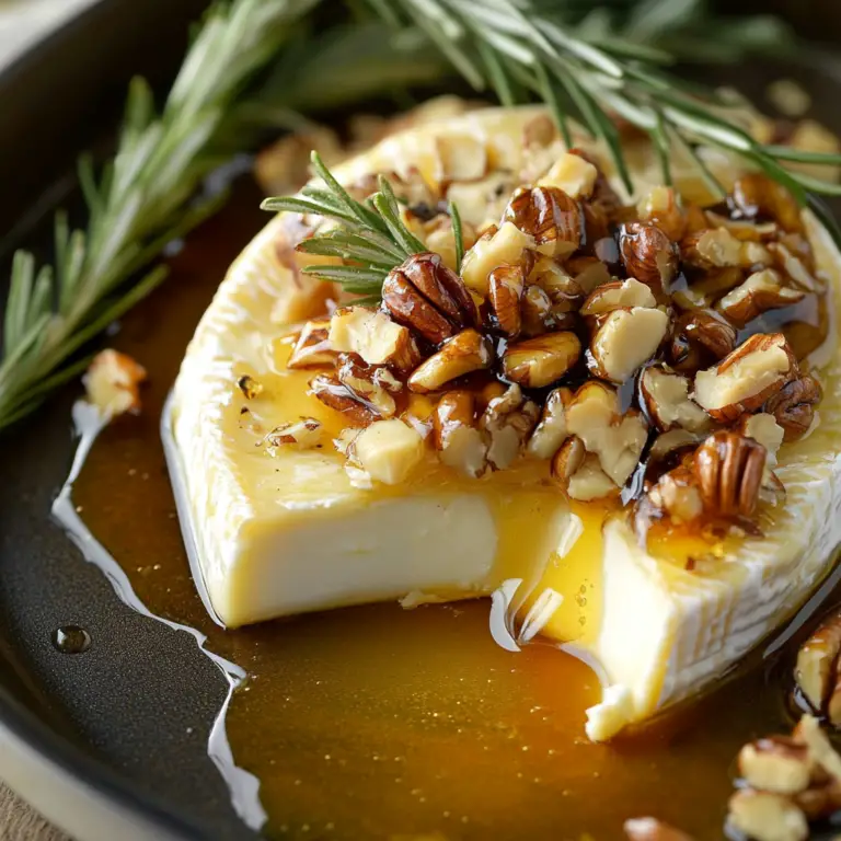 Baked Brie with Honey and Nuts