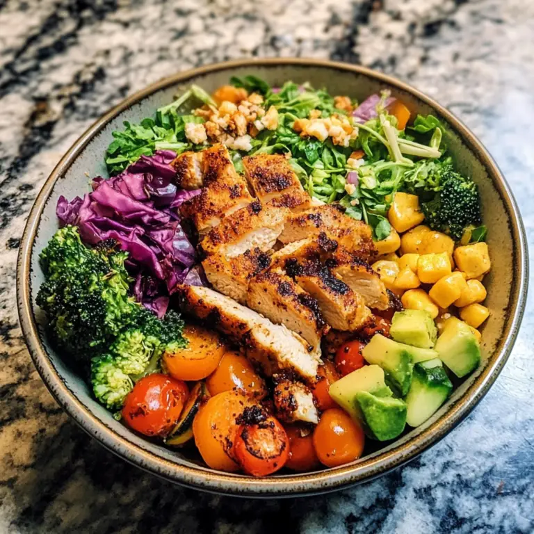 Chicken & Veggie Power Bowl Recipe